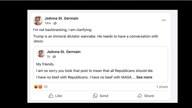 Maine Teacher JoAnna St. Germain Demands Violence Against Trump And ...