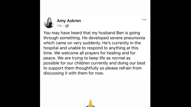 Ben Askren 'Unable To Respond' While Battling Illness In Hospital | OutKick